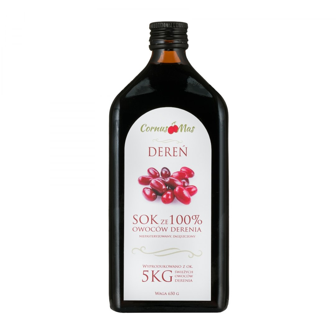 cmesklep > Dereń jadalny - zagęszczony sok z derenia, 650 g z 5 kg owoców